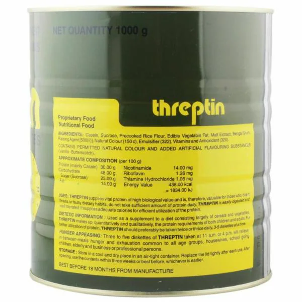 Threptin Diskettes High-CalorieProtein Supplement, 1000g - JioMart