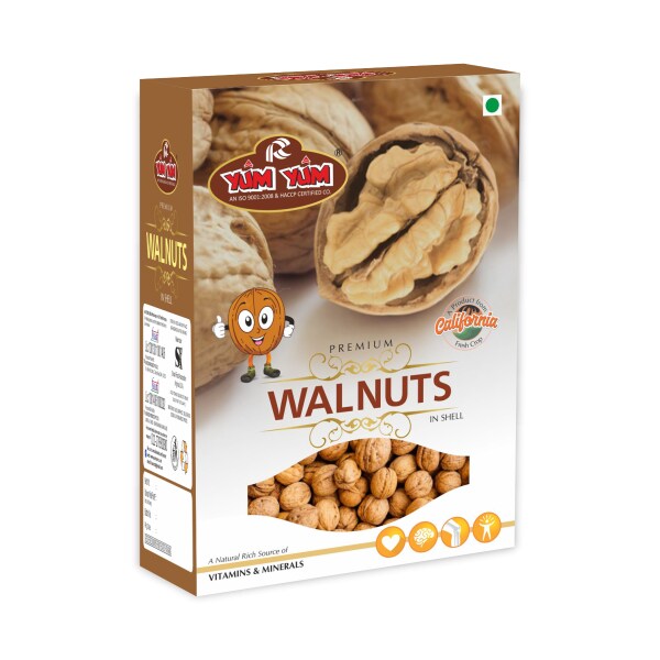 YUM YUM California Walnuts Inshell 1kg - JioMart