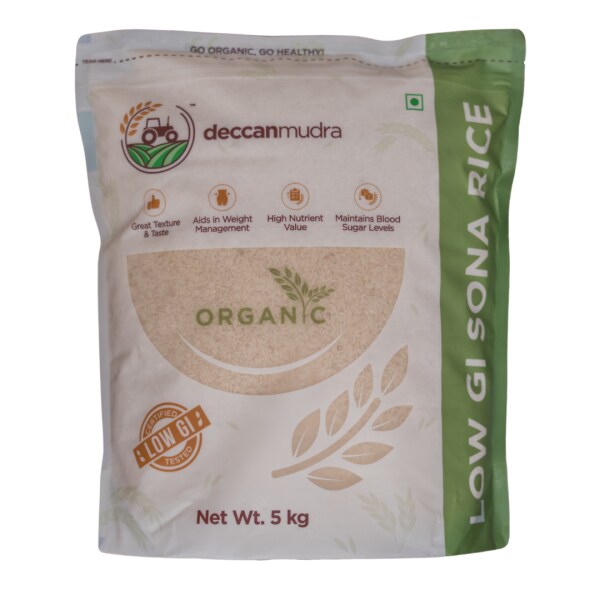 deccan mudra organic low gi rice 5kg - JioMart