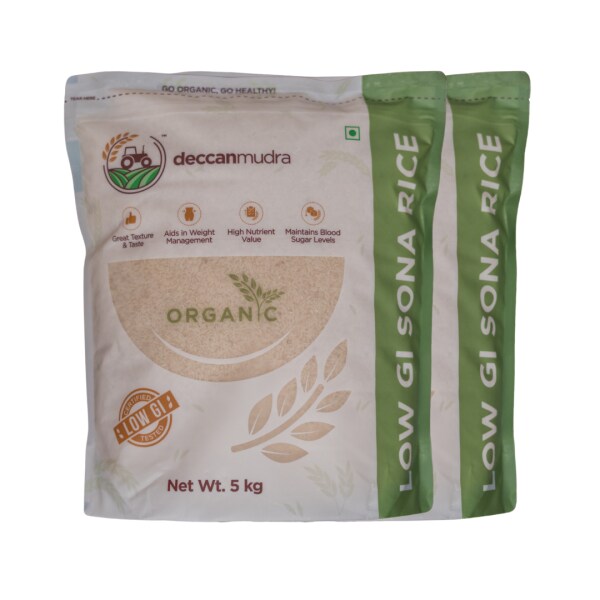 deccan mudra organic low gi rice 5kg - JioMart