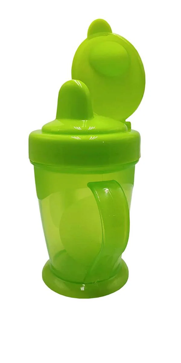 Te Quiti Green Plastic Leakproof Durable BPA Free Non-Toxic Baby Sipper With Straw 180ml - JioMart