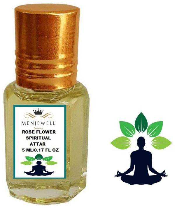 Menjewell Rose Flower Spiritual Fragrances (Natural Itra/Attar) Perfume ...