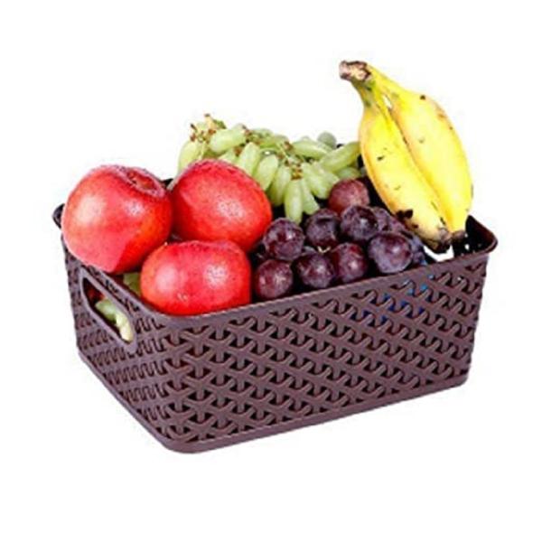 Plastic 3 Pieces Big Size Multipurpose Solitaire Storage Basket with ...