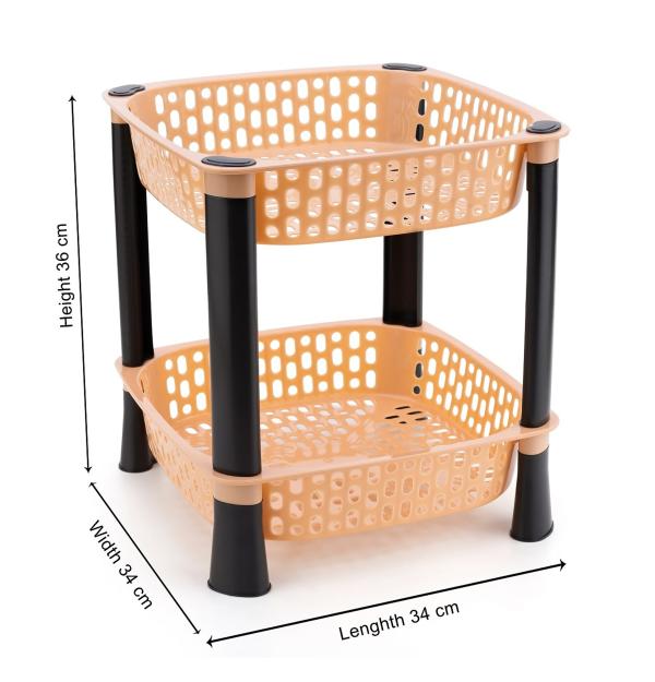 Biltoxi Multipurpose Kitchen Storage Basket, Vegetable Racks and Office ...