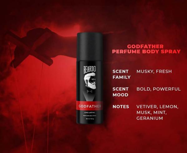 Beardo Godfather Perfume for Men, 50 ml + Body Spray 150 ml - JioMart