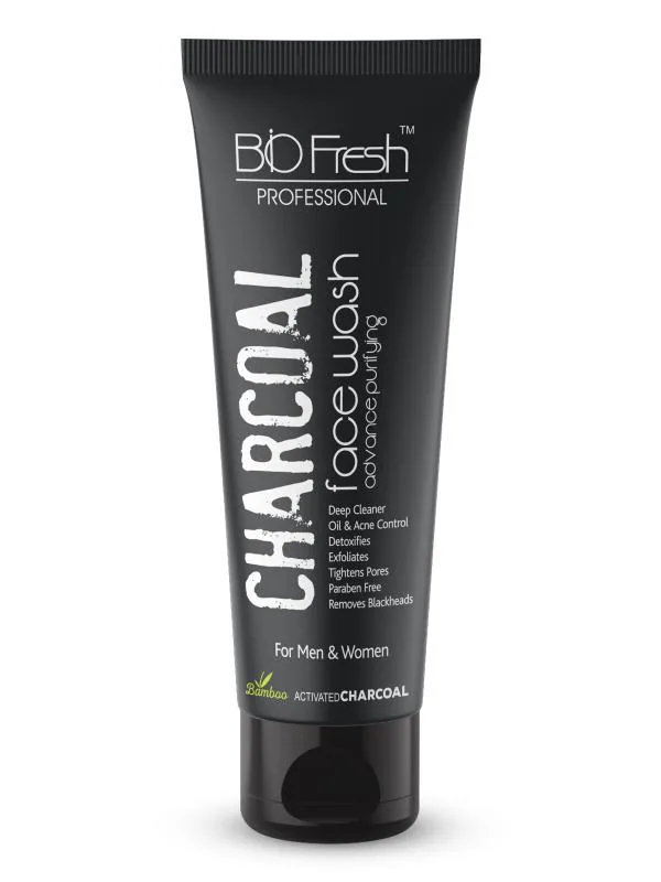 BioFresh Activated Charcoal Face Wash for Men and Women Deep Pore ...