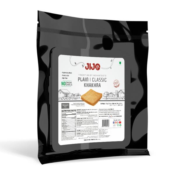 JIJO Khakhra 5 Flavor Combo Moong, Methi, Masala, Jeera & Plain ...