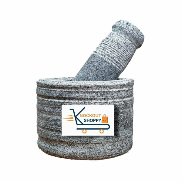 INEPTA South Indian Traditional Stone Mortar and Pestle Stone/Grinding ...