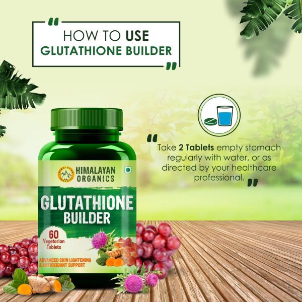 Himalayan Organics Glutathione Builder for Anti-Ageing & Skin ...