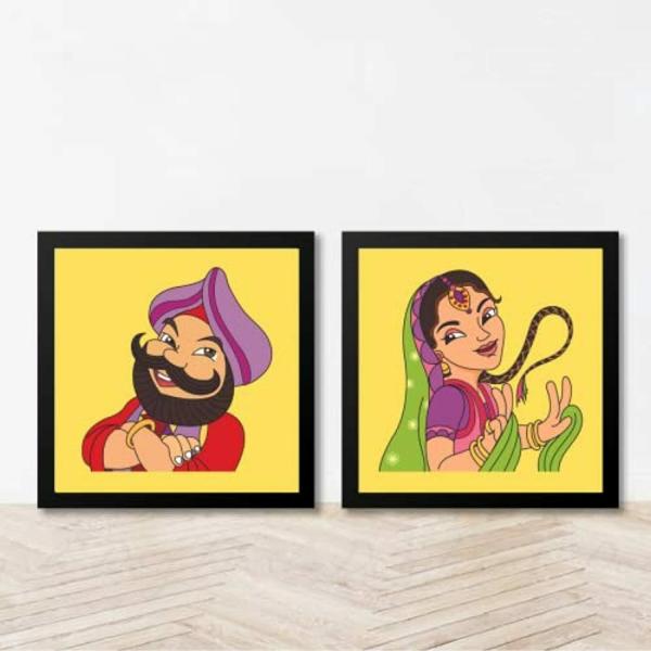 Gathari Wall Abstract Poster, Wall Art Painting, Framed Paintings For ...