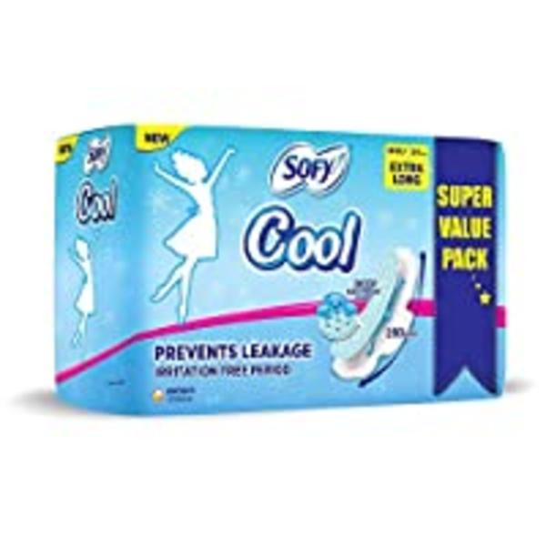 Sofy Cool Sanitary Napkin XL (54 + 54 Pads) (Pack of 2) Sofy cool combo packs - JioMart