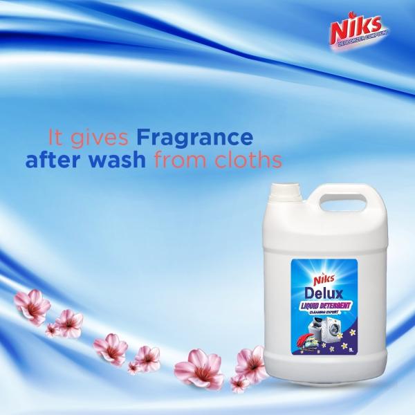 Niks Liquid Detergent 5 Liters for Better Fabric Care suitable for top ...