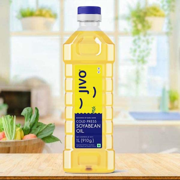 JIVO Cold Press Soyabean Oil 1L (pack of 3) - JioMart