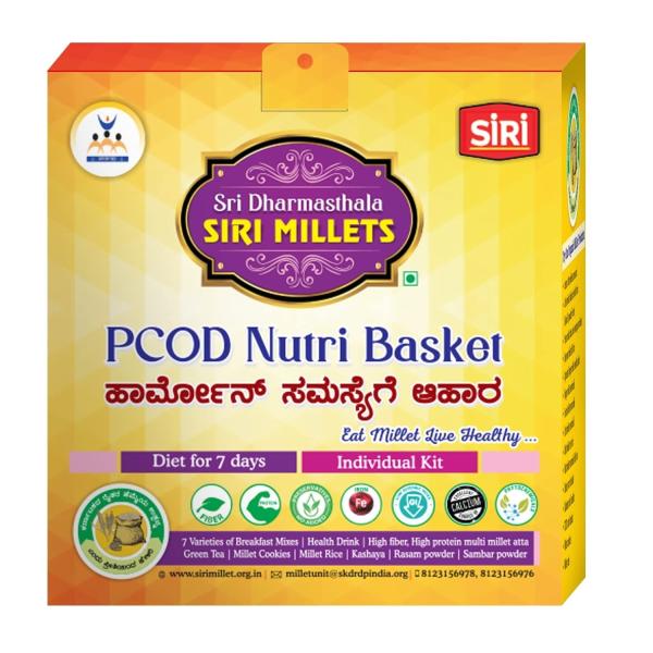 SIRI MILLETS Obesity Nutri Basket Preservatives and Chemical Free Reducing the Weight 2.8 kg ...