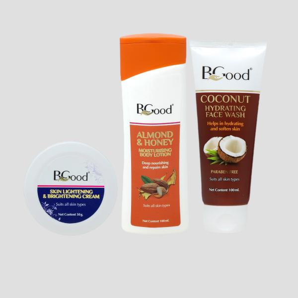 BGood| Body Lotion - 100ml+ Face Cream - 50g & Coconut Face Wash ...