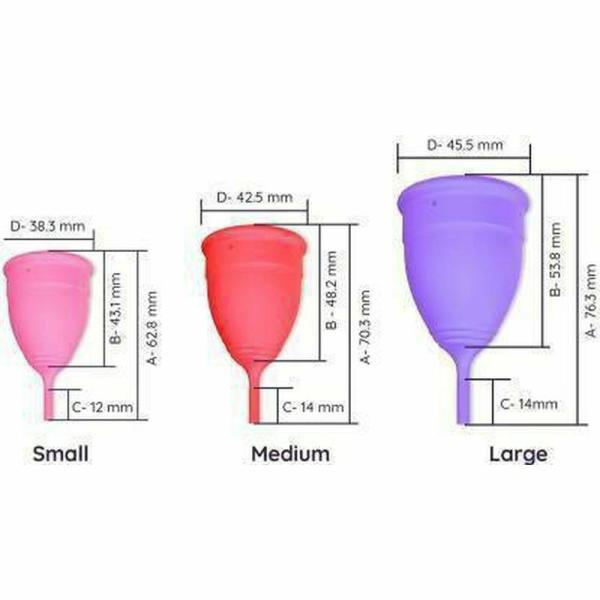 ODD M EVEN Reusable Menstrual Cup Women Silicone 25ml (Pack of 3) - JioMart