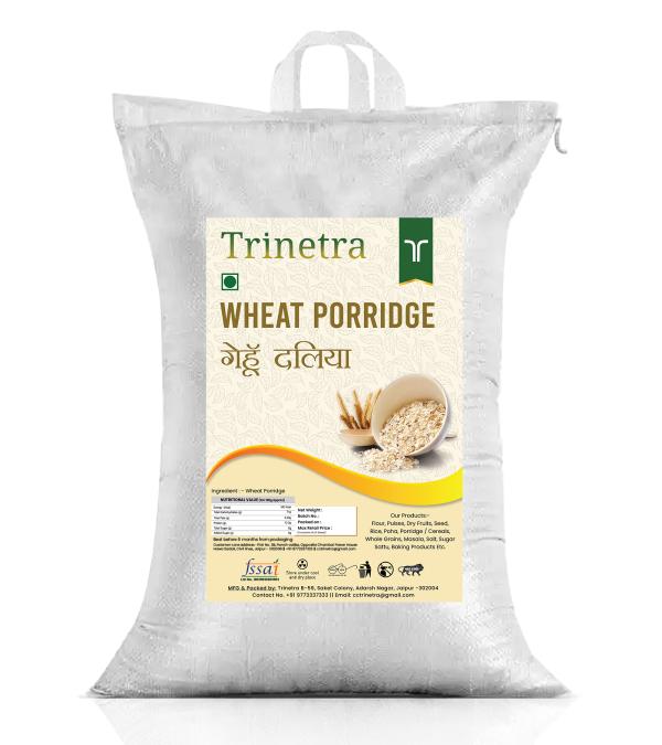 Trinetra Gehun Daliya 10Kg (Wheat Porridge) Packing - JioMart
