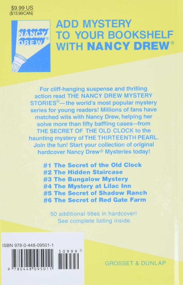 Nancy Drew 01 - The Secret Of The Old Clock Carolyn G. Keene Hardcover ...