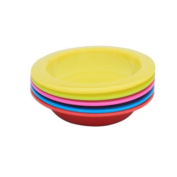 1st Step Friendly Feeding Plates Pack Of 5 - Multicolour - JioMart