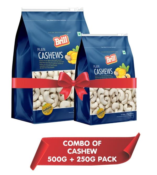 Brill Premium Whole Cashew (500g+250g) 750g - JioMart