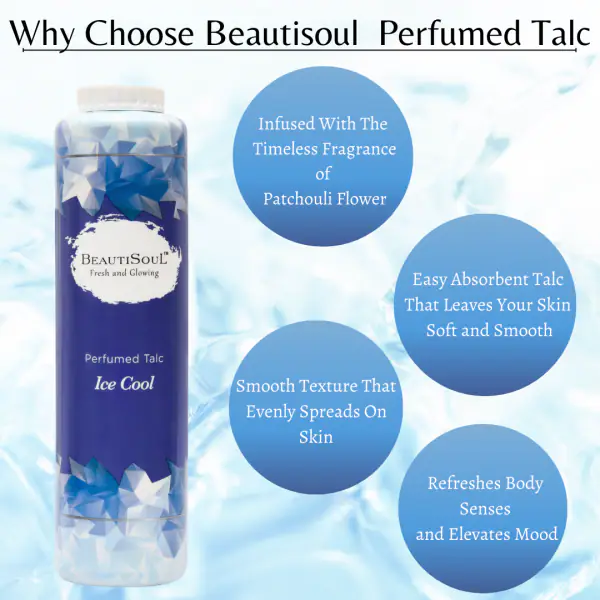 Beautisoul Ice Cool Perfumed Talc | Cool Powder For Summer | Body ...