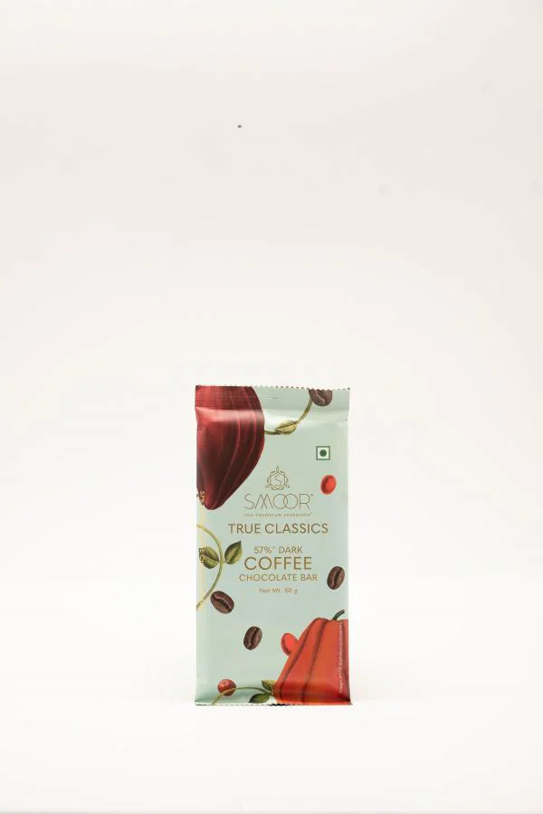 SMOOR True Classics - 57% Dark coffee Chocolate Bar - JioMart