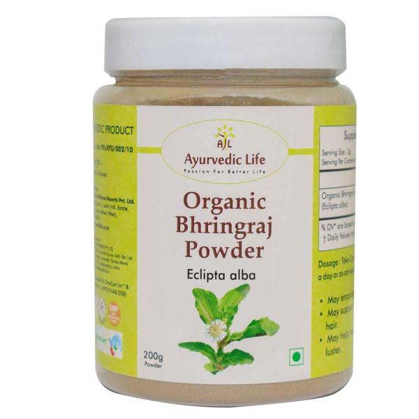 AL-Ayurvedic Life Organic Bhringraj Powder - 200 g (Pack of 5) - JioMart