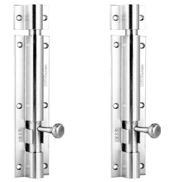 AKS Eva Stainless Steel SS304 Tower Bolt Length 6 Inch Rod Thickness 10 ...