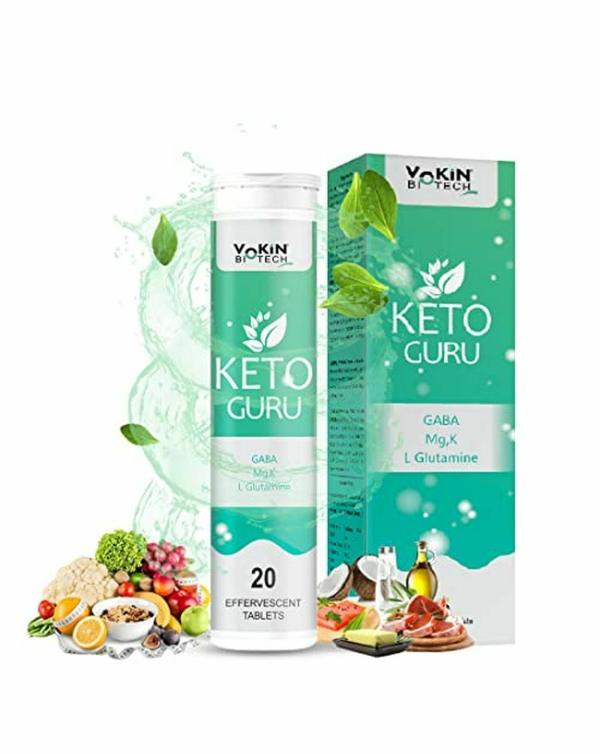 Vokin Biotech Keto Guru For weight Loss With Effervescent Water Soluble ...