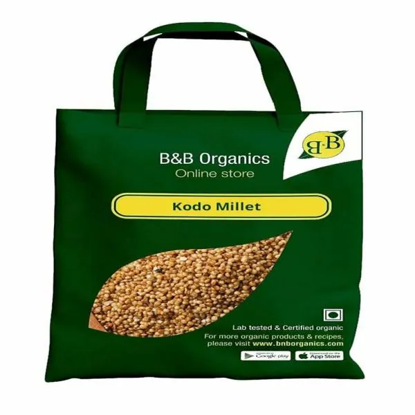 B&B Organics Kodo Millet (10 kg) (Whole Grain) (Varagu / Arikelu ...