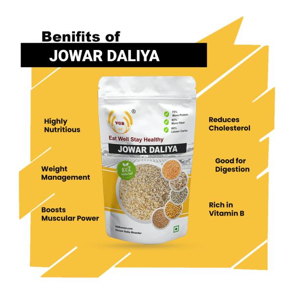VGBNP 100% Natural & original Jowar Daliya (Jonna ka Daliya) sorghum ...