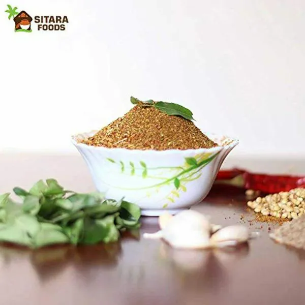 SITARA FOODS Leaves Powder Karivepaku Karam Podi Curry Kari Patta 250 ...