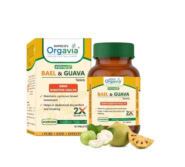 Orgavia Bael & Guava Tablets (60 Tabs) - JioMart