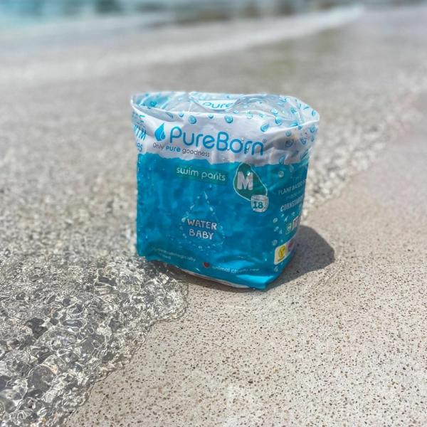 PureBorn Diapers Swim Pants Single Pack - Medium - JioMart