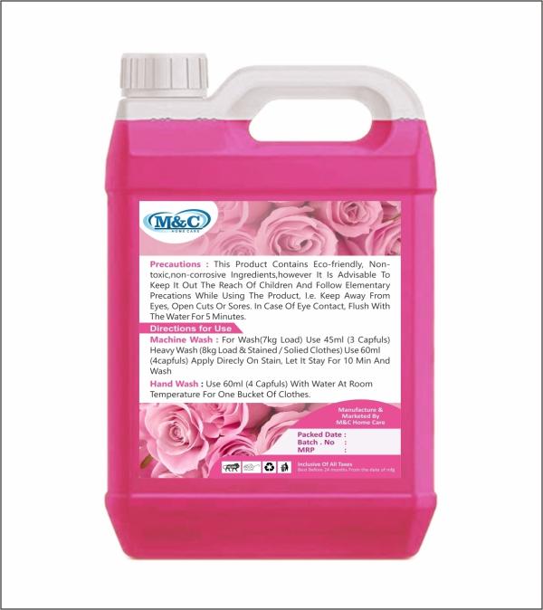 M&C Liquid Detergent, Laundry Liquid for Fabric Care, Suitable for Top ...
