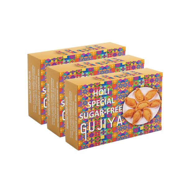 Delight Foods Holi Special Sugar Free Gujiya -Holi Gift Box, Indian ...