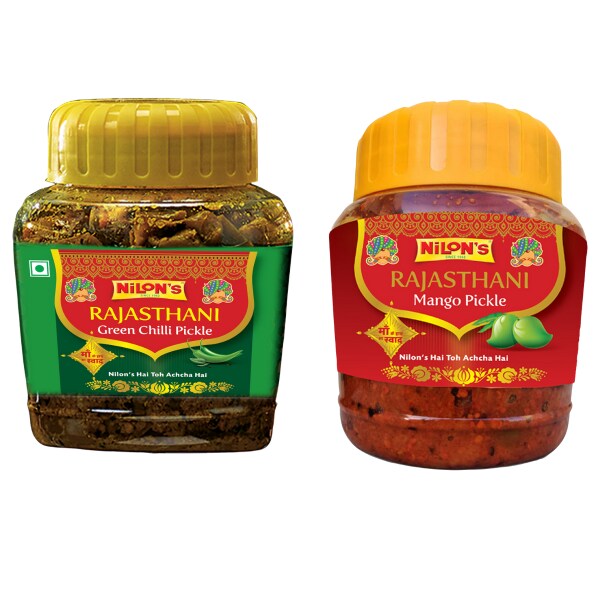 Nilon's - Rajasthani Green Chilli & Mango - Achar / Pickle - Homemade ...