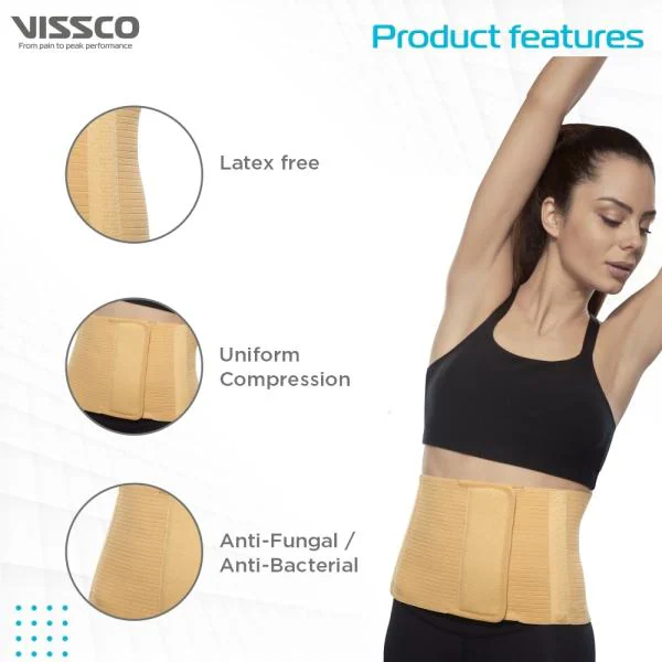 Vissco Post Pregnancy Support Abdomen Belt (8 Inches) | Helps the Weak ...