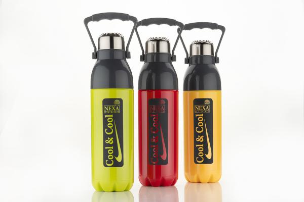 Alboss Cool Plastic Water Bottle with Handle (2000 ml , Multi Color ...