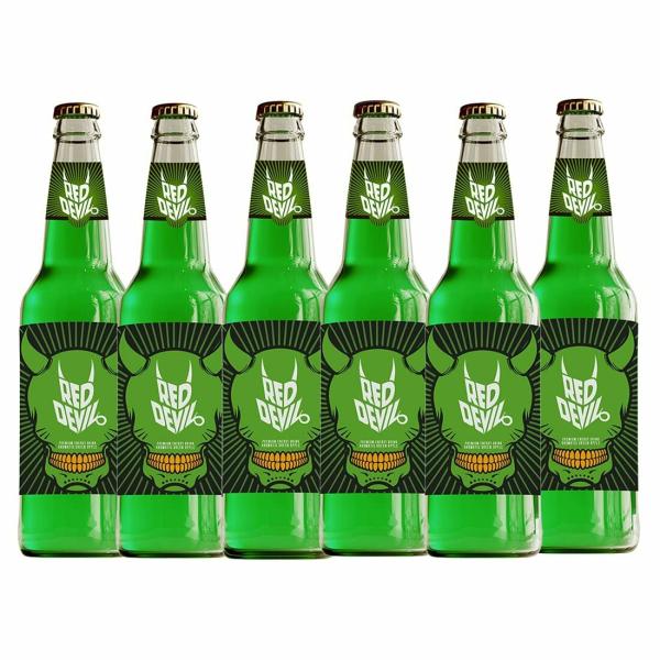Red Devil Aromatic Green Apple Energy Drink, 330 ml (Pack of 6) - JioMart