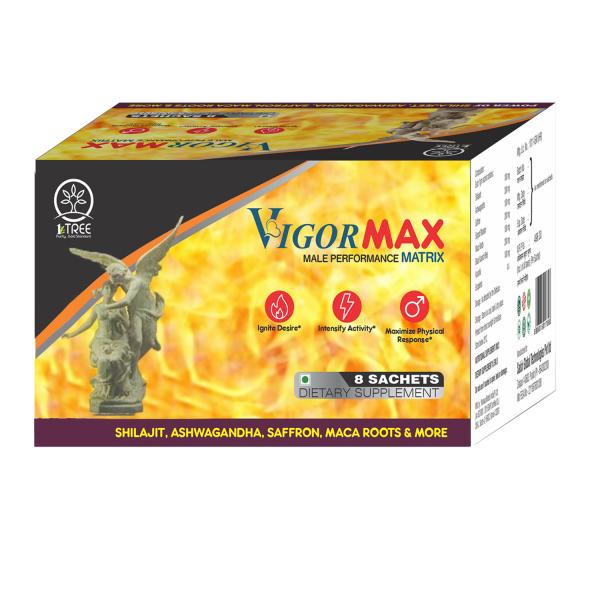 1 Tree Vigormax Pleasure Sachets for Men - Long Lasting - Increase ...