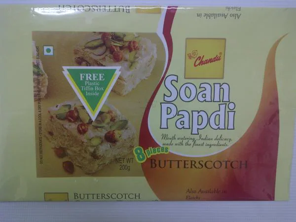Chandu Butterscotch Soan Papdi 200g (Pack of four) - JioMart