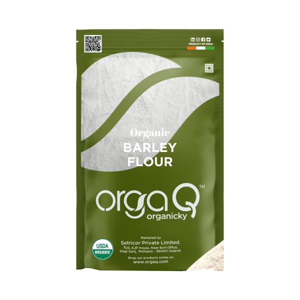 Orgaq Organicky Organic Barley Flour(Atta) Whole Grain Healthy Flour ...