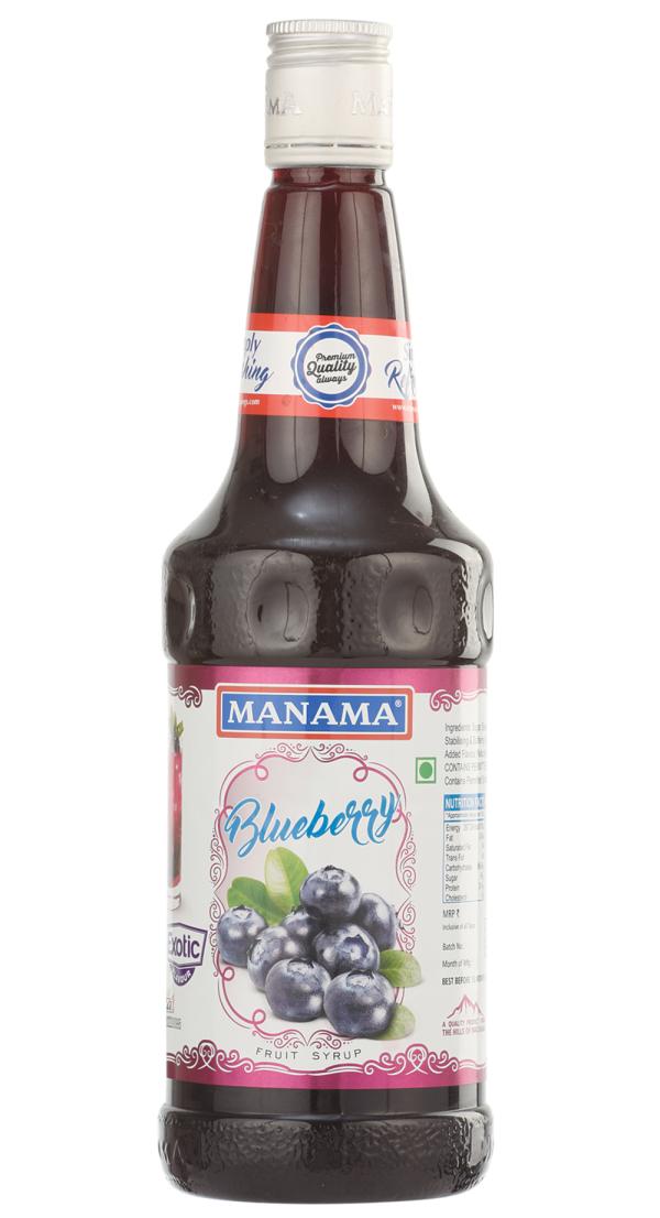 Manama Blueberry Fruit Syrup | Mixer for Mocktails and Cocktails ...