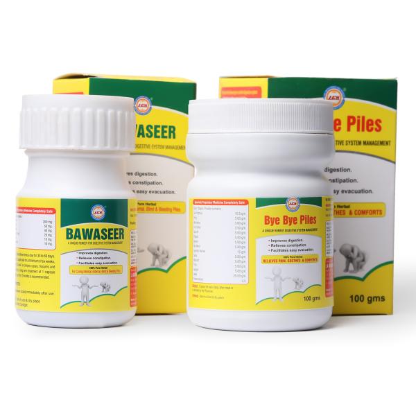 Herbo Range Ayush Bye-Bye Piles Ayurvedic Capsules for Fissure, Fistula ...