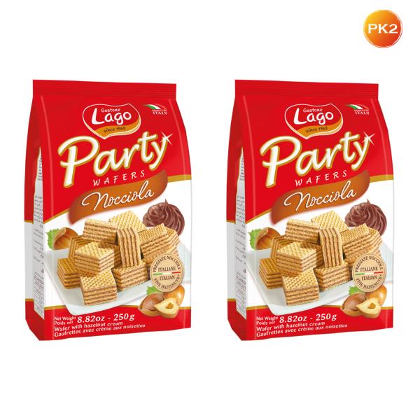 Lago Party Wafers Hazelnut 500g (Pack of 2) - JioMart