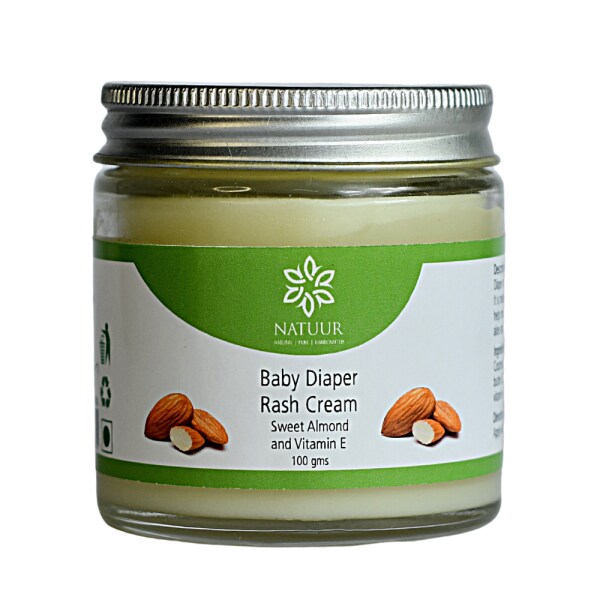 Natuur Baby Diaper Rash Cream- Sweet Almond & Vitamin E - JioMart