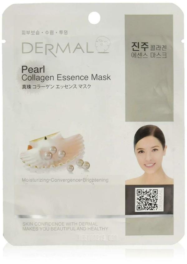 Dermal Pearl Collagen Essence Face Mask Sheet Smoothening - JioMart