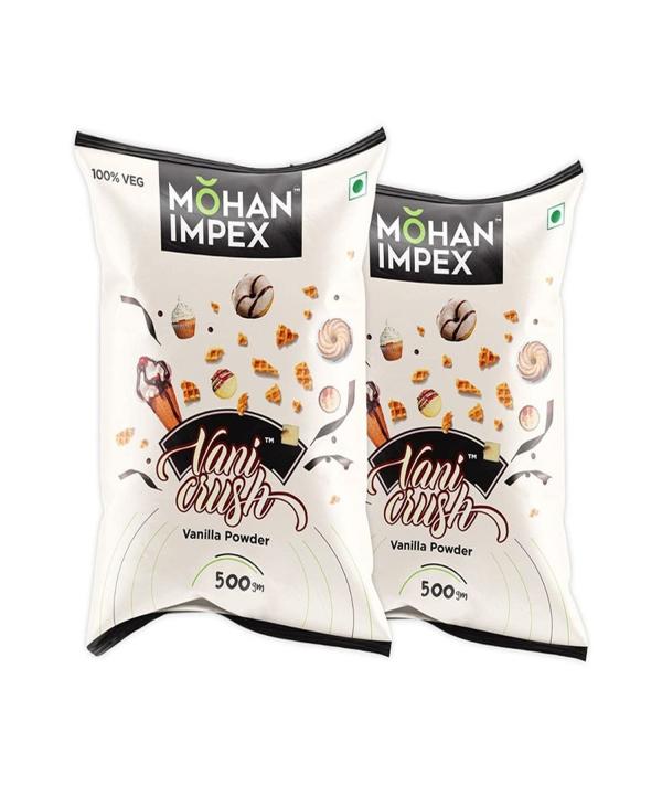Mohan Impex 500gm Vanilla Powder for Baking Cake, Cookies and Puddings ...