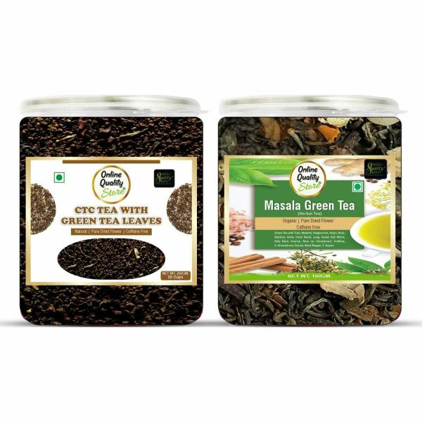 Online Quality Store CTC Tea With Green Tea Leaves - 200g and Organic ...